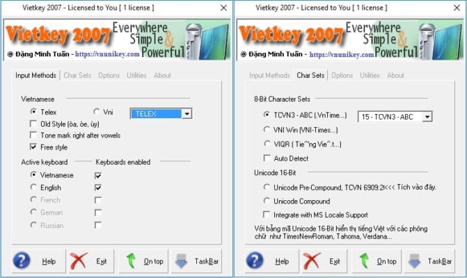 So sánh Unikey và Vietkey: Nên sử dụng bộ gõ nào