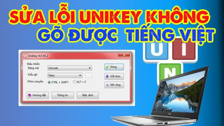 Lỗi Unikey - unikey